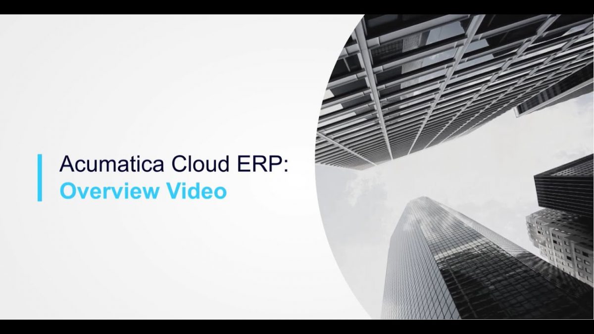 Acumatica - Cloud ERP Software | Sunartha
